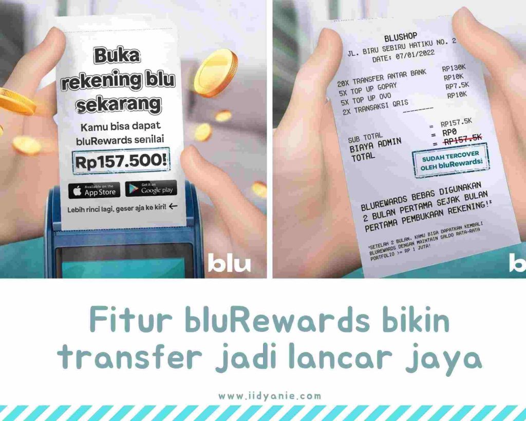 Transaksi lancar dengan Fitur bluRewards di blu by BCA Digital